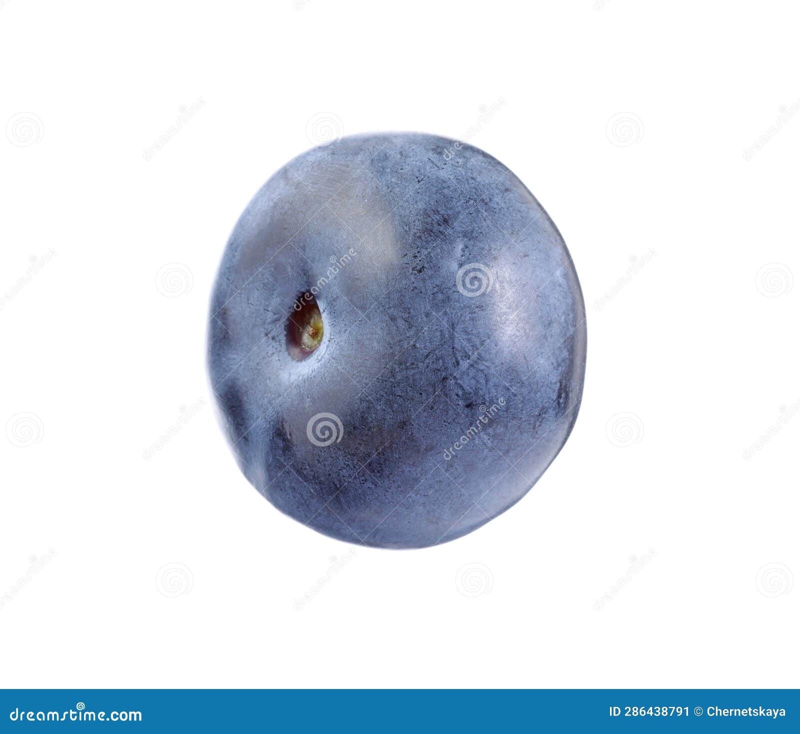 One Fresh Ripe Blueberry Isolated on White Stock Image - Image of berry ...