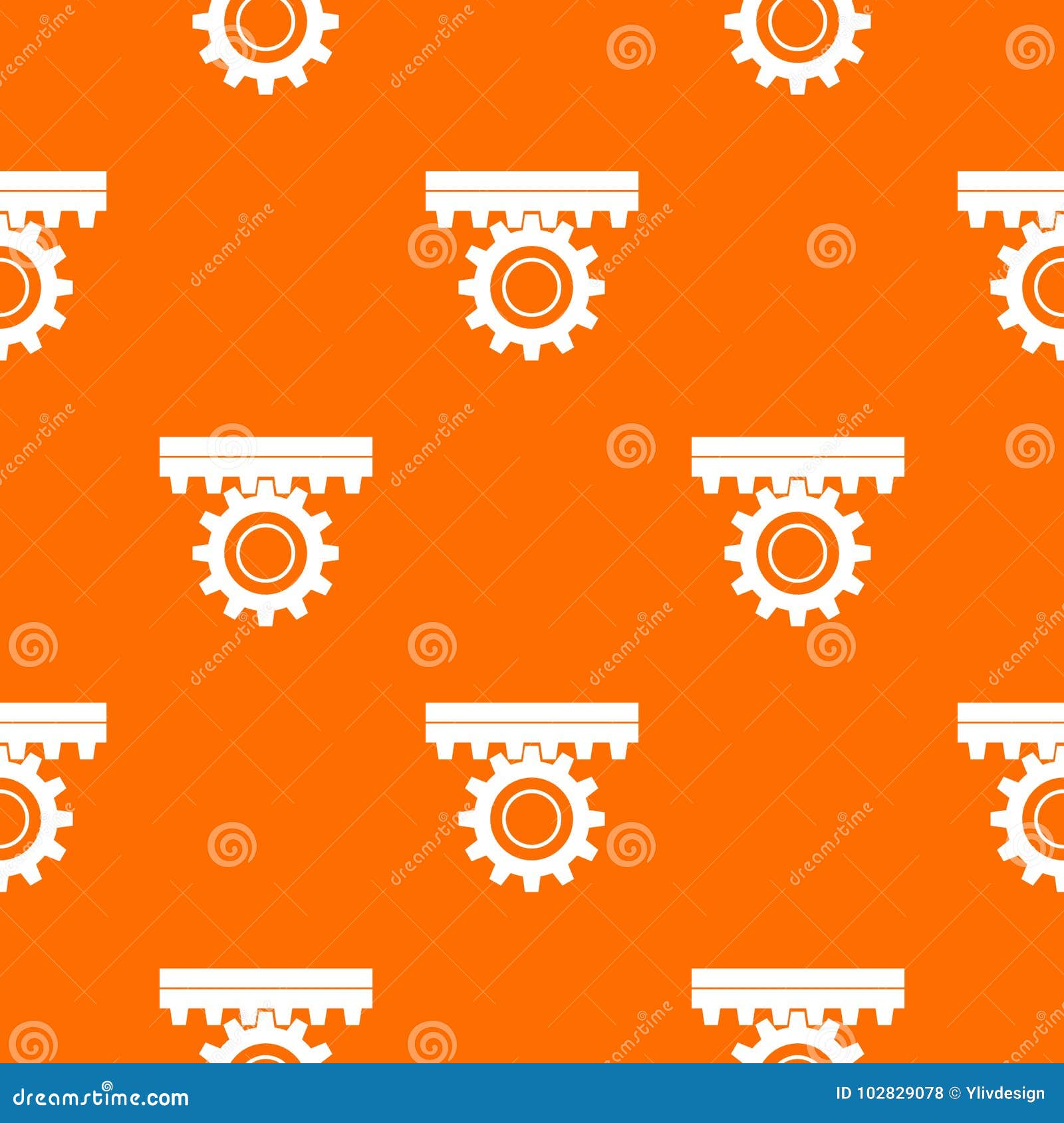 One gear pattern seamless stock vector. Illustration of group - 102829078