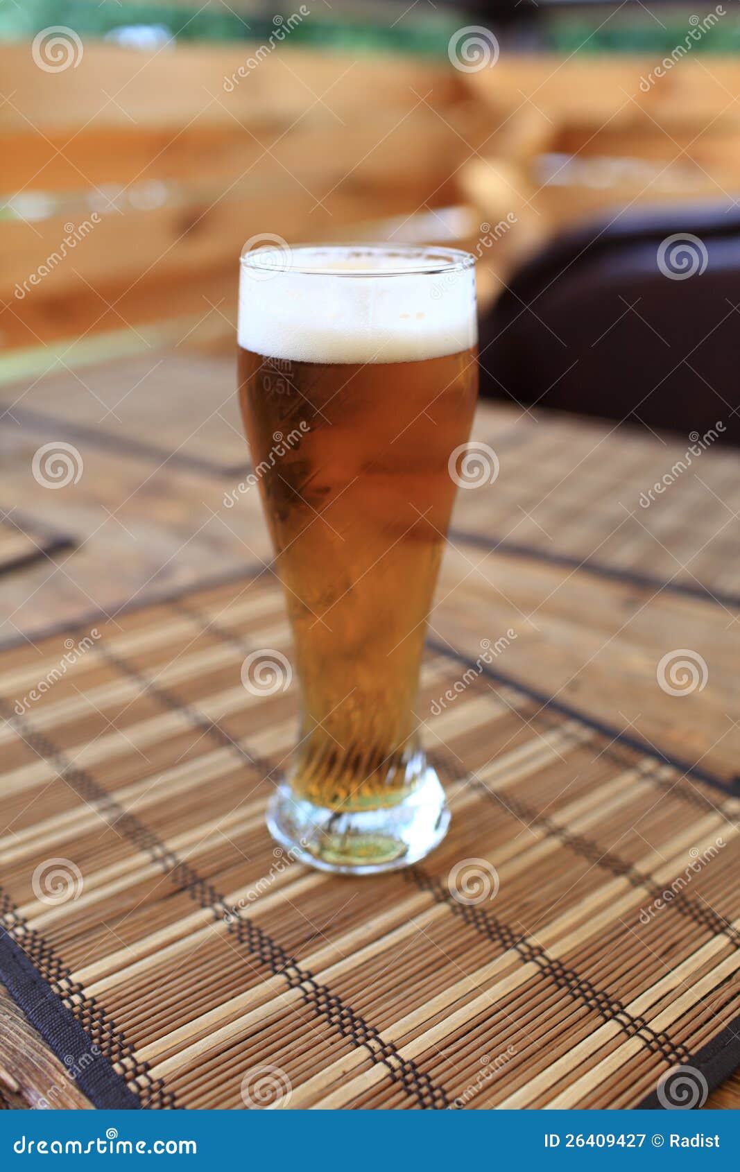 One glass of beer stock image. Image of glass, bubble - 26409427