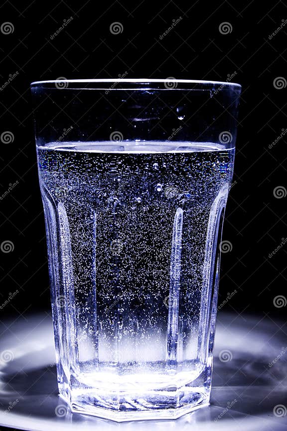 One glass of water stock photo. Image of dissolving, glass - 32683820