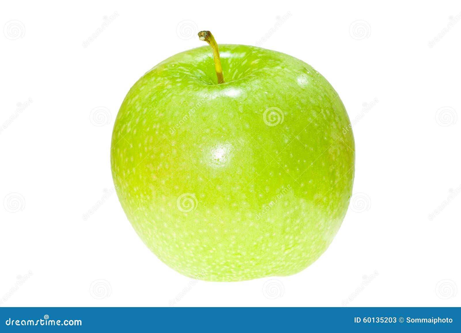 One green apple stock image. Image of organic, healthy - 60135203