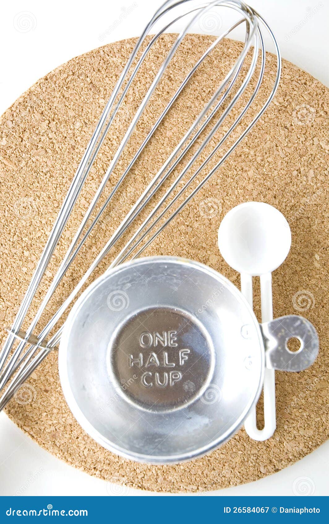 One half cup with spoon stock image. Image of recipe - 26584067