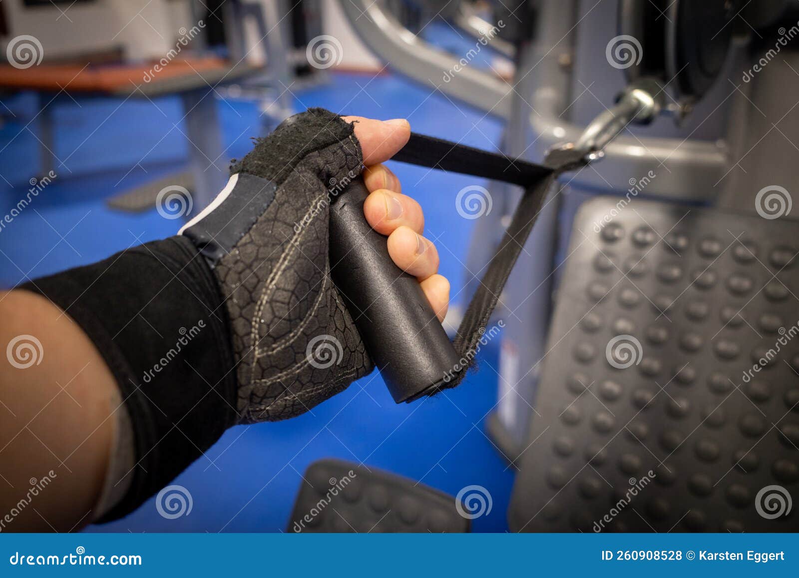 A Hand Pulls a Pulley at the Gym Stock Photo - Image of muscle, beauty ...
