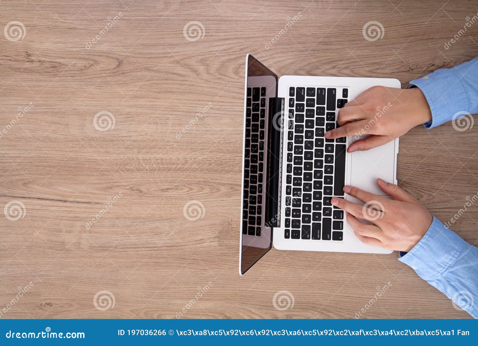 One Hands Typing on the Computer Keyboard Stock Photo - Image of ...