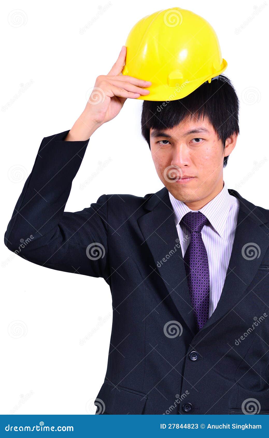 One Handsome Engineer Ready To Working Stock Image - Image of look ...