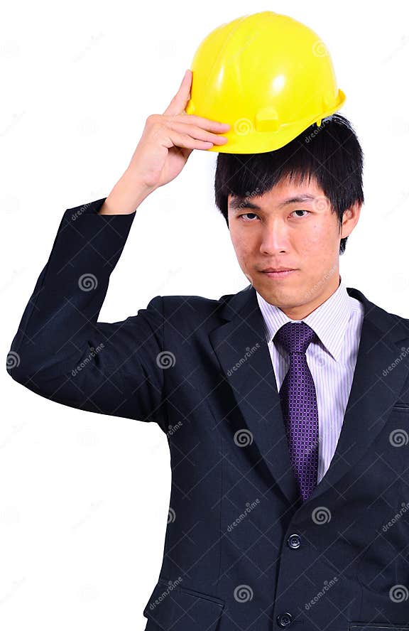 One Handsome Engineer Ready To Working Stock Image - Image of look ...