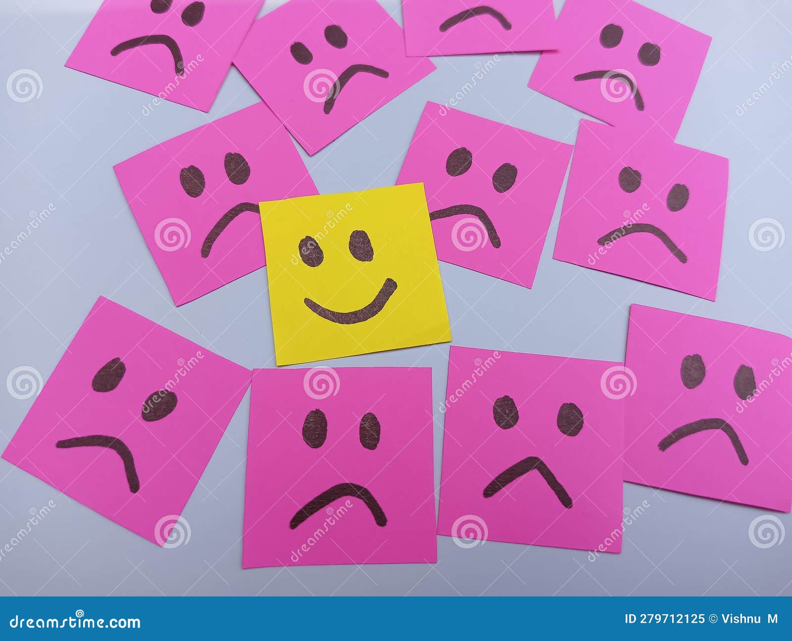 Happy and sad faces stock image. Image of purple, font - 279712125