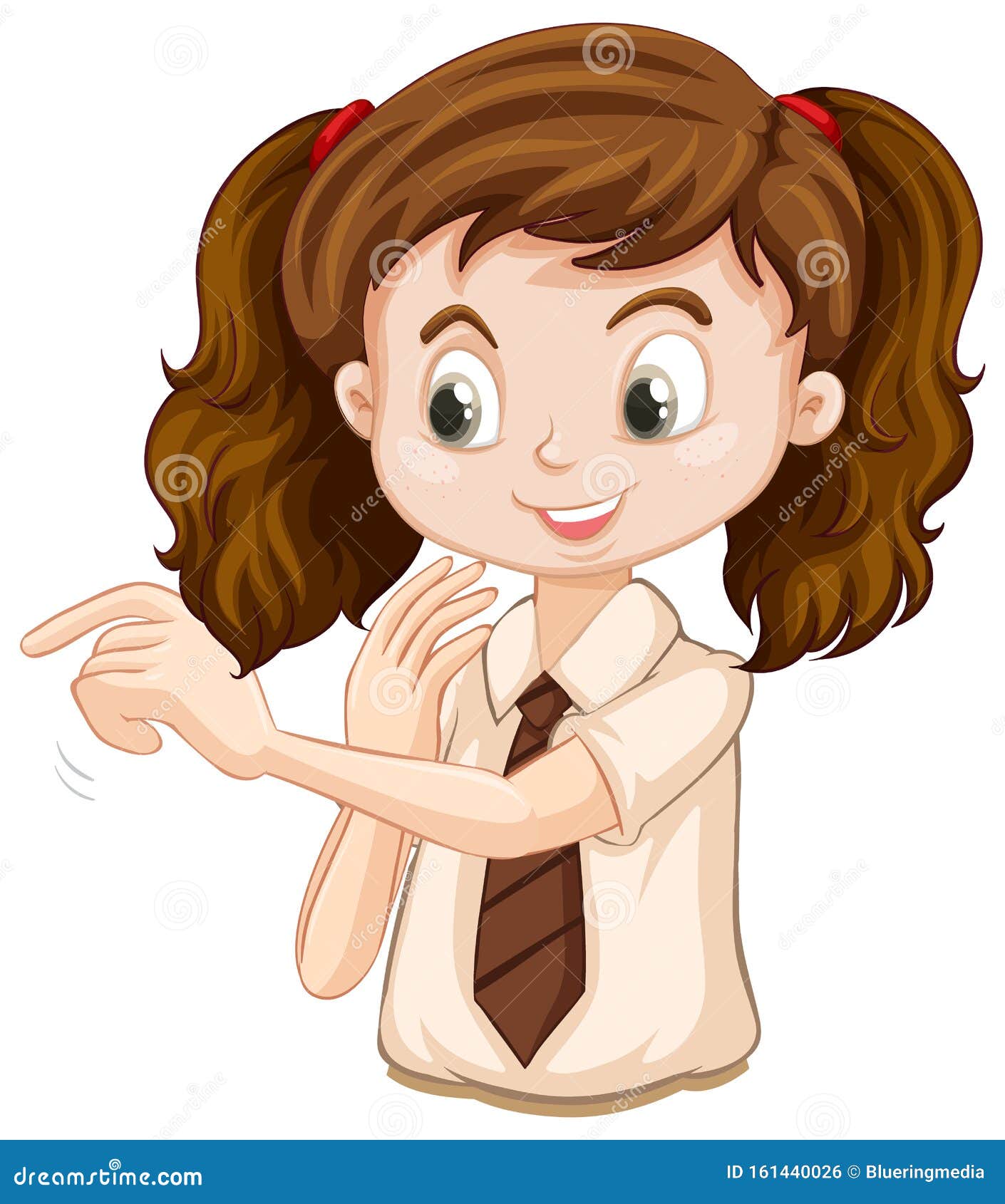 One Happy Girl Pointing Finger Stock Vector - Illustration of graphic ... One Happy Girl Pointing Finger Stock Vector - Illustration of graphic ...