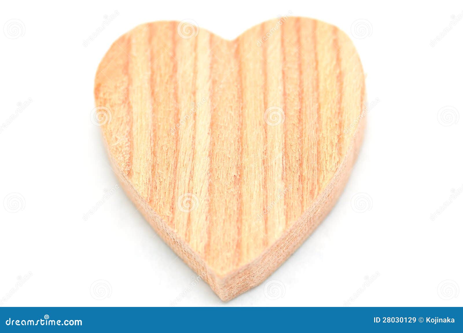 One heart-shaped timber stock image. Image of closeup - 28030129