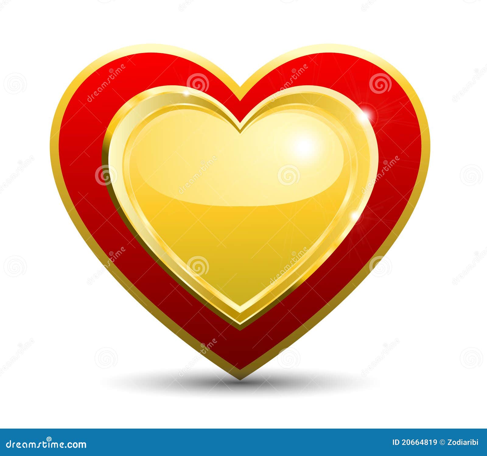 One Heart on a White Background Stock Vector - Illustration of design ...
