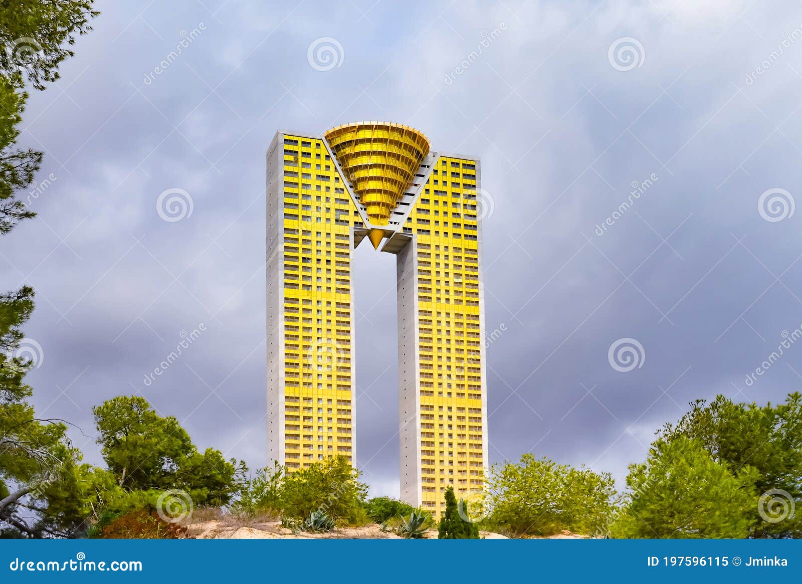 One of Highest Building in Benidorm Editorial Image - Image of scene ...