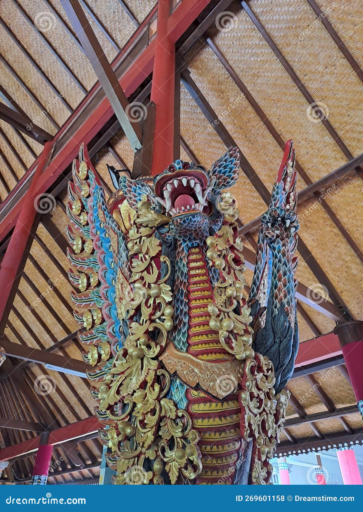 Barong Statue Which is a Decoration on the Walls of Houses in Bali ...