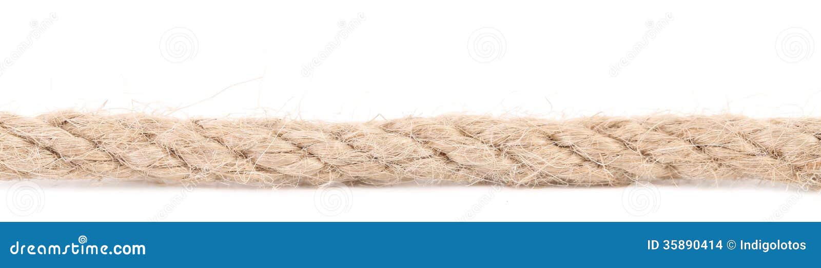 One horizontal rope stock photo. Image of hemp, horizontal - 35890414