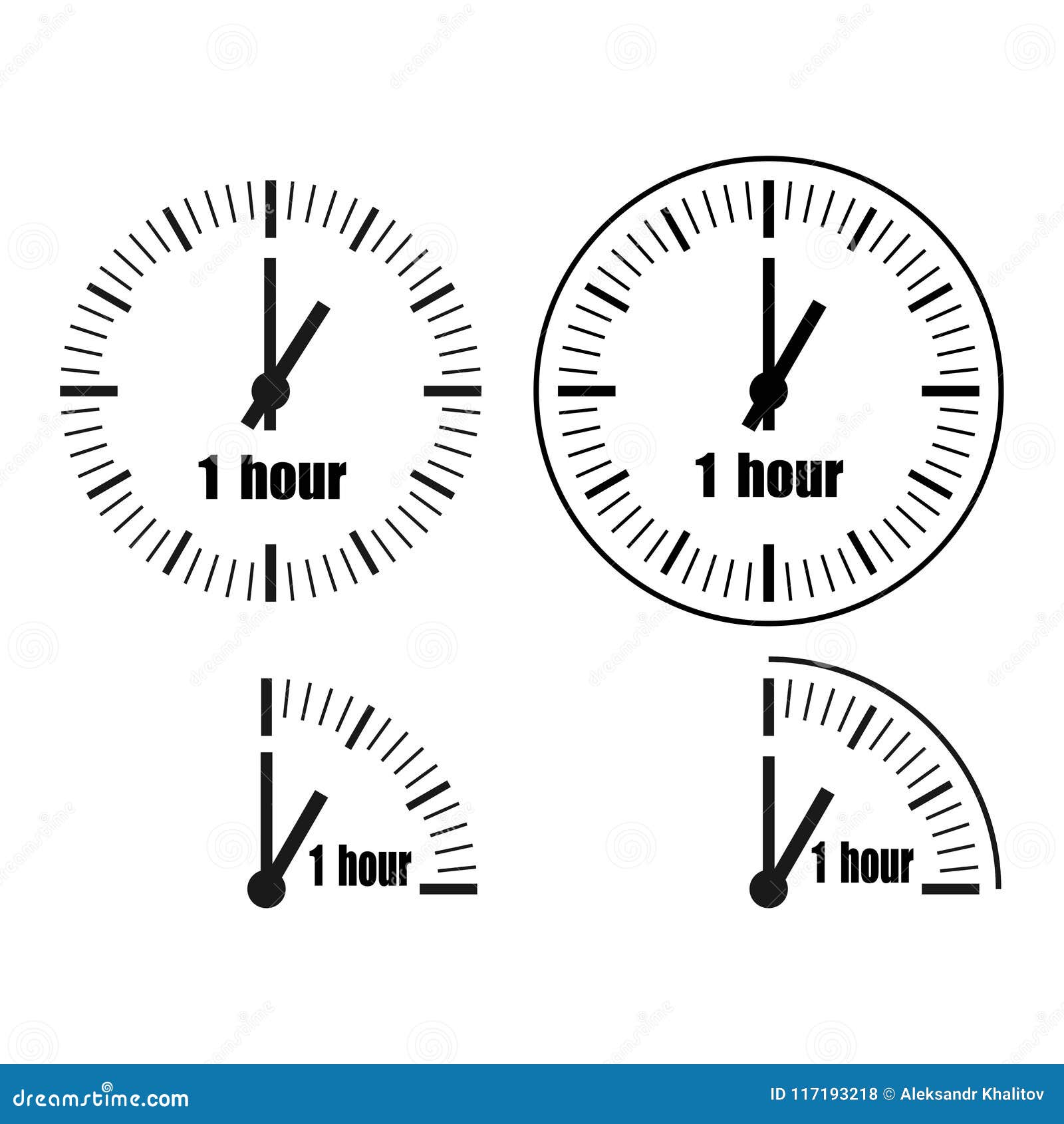 Digital Oclock One Stock Illustrations – 7 Digital Oclock One Stock ...