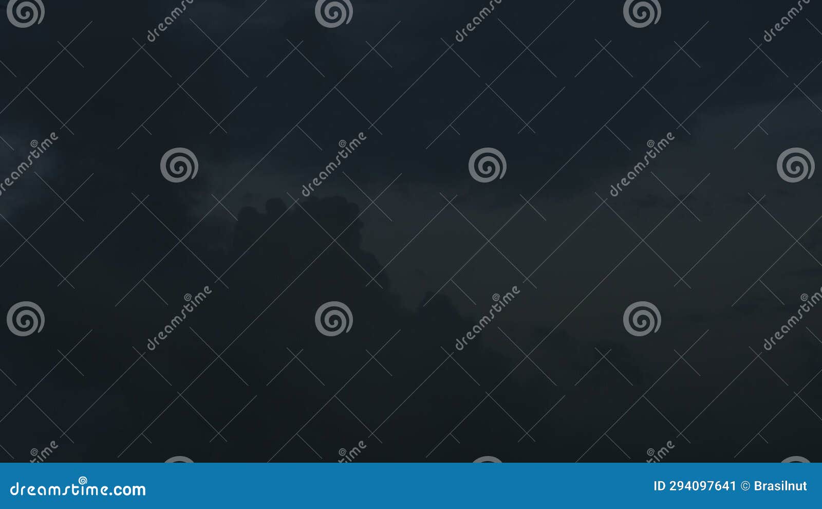 One Hour Timelapse Overlooking Changeable Weather Partially Cloudy ...