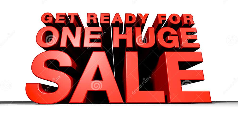 One Huge Sale 2 stock illustration. Illustration of exciting - 2092867