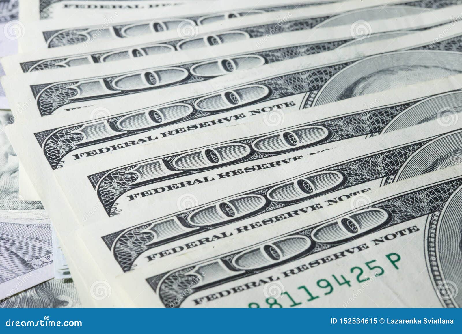 Dolar USA Close Up. Benjamin Franklin`s Eyes From A Hundred-dollar Bill ...