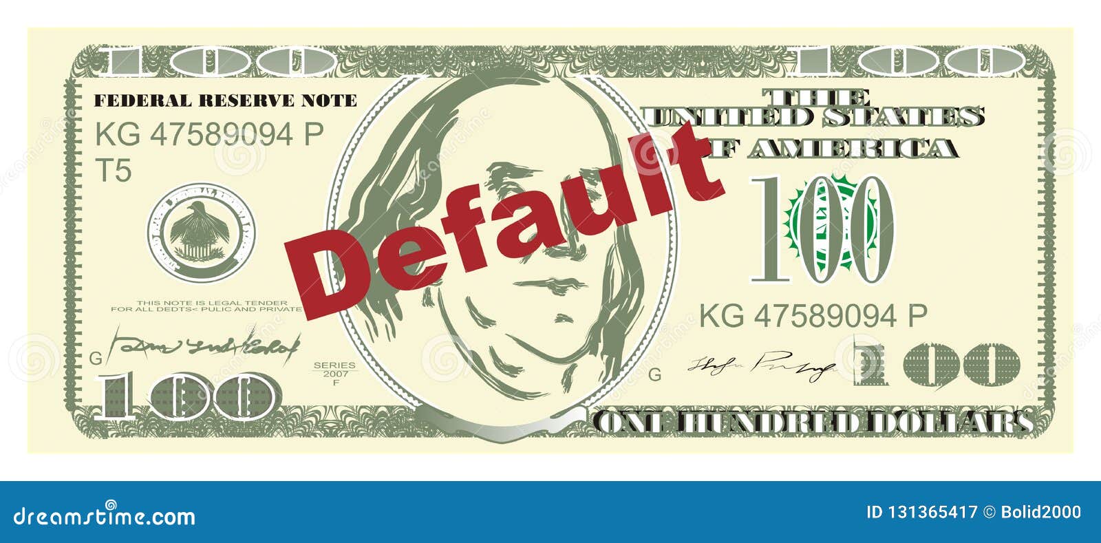 Money and default stock illustration. Illustration of paper - 131365417