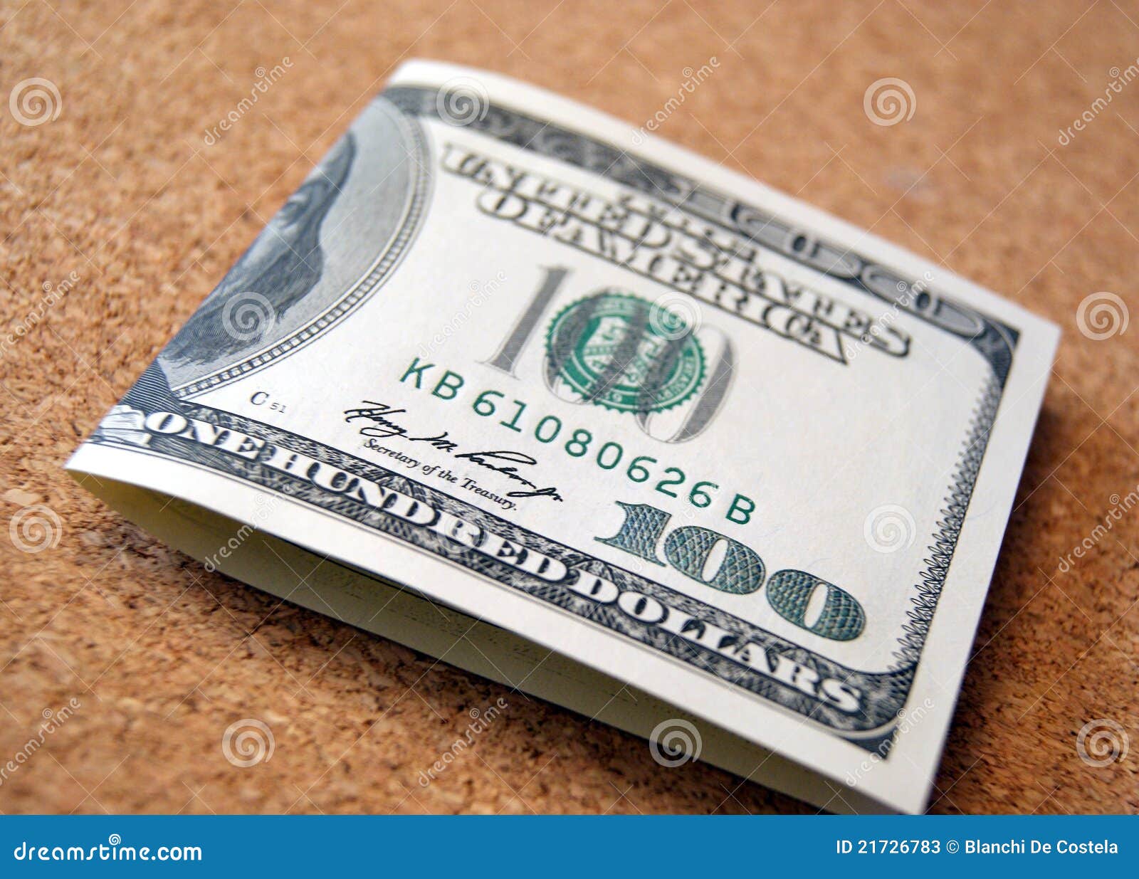 One hundred dollar note stock image. Image of america - 21726783