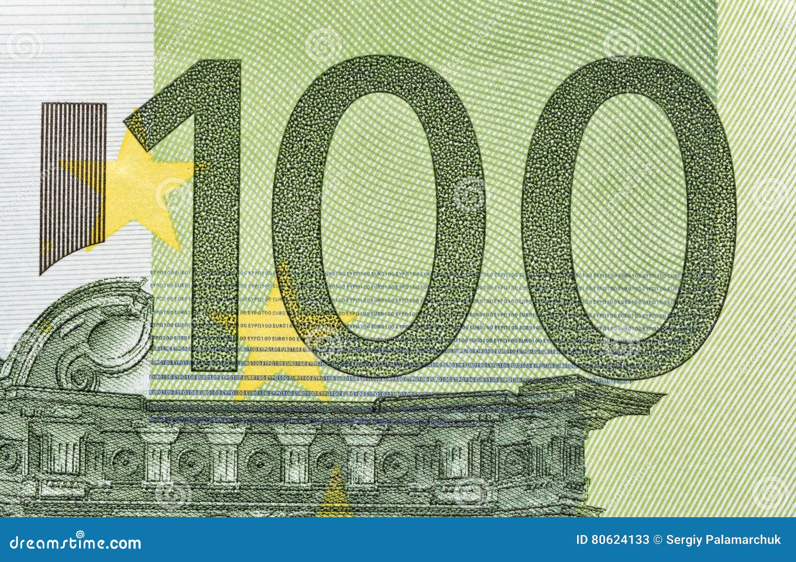 One Hundred Euro Banknote Closeup Stock Image - Image of currency, note ...