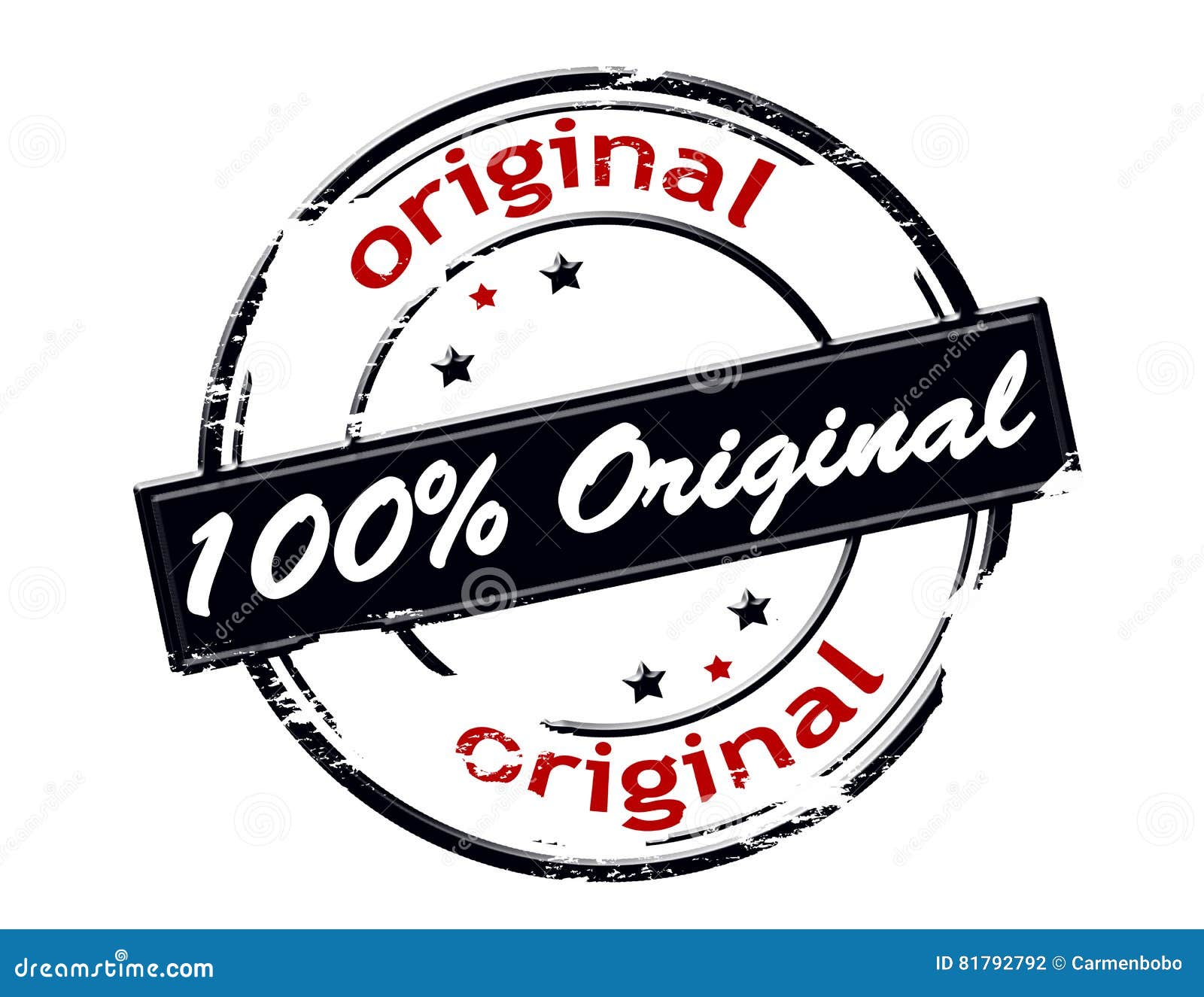 One Hundred Percent Original Stock Illustration - Illustration of ...