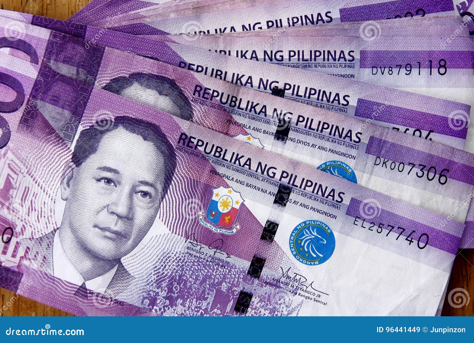 One Hundred Philippine Peso Bills Stock Image - Image of currency ...