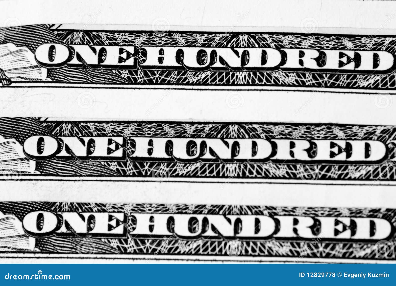 One hundreds stock photo. Image of american, single, finance - 12829778