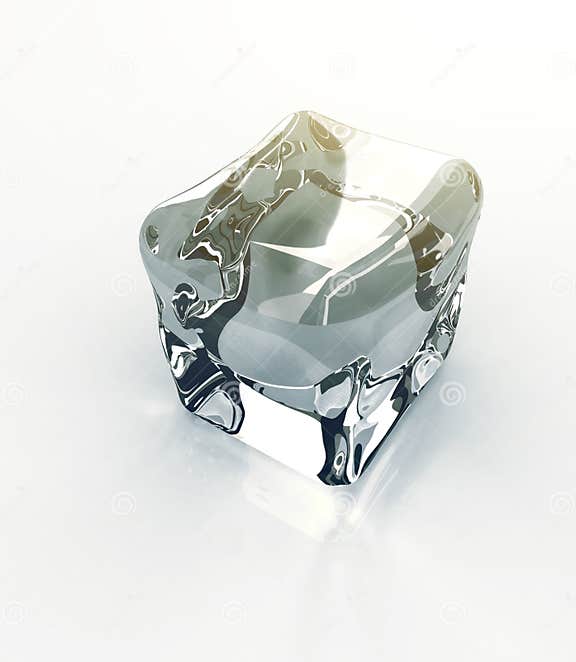One ice cube stock illustration. Illustration of liquid - 16834015