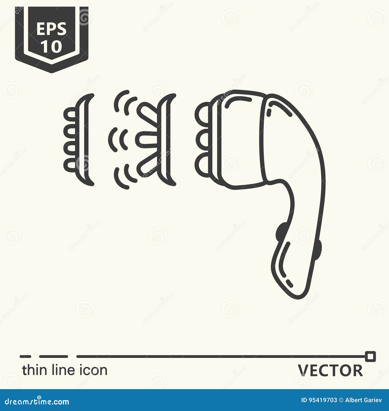 One Icon - Massage Tool Series Stock Vector - Illustration of tool ...