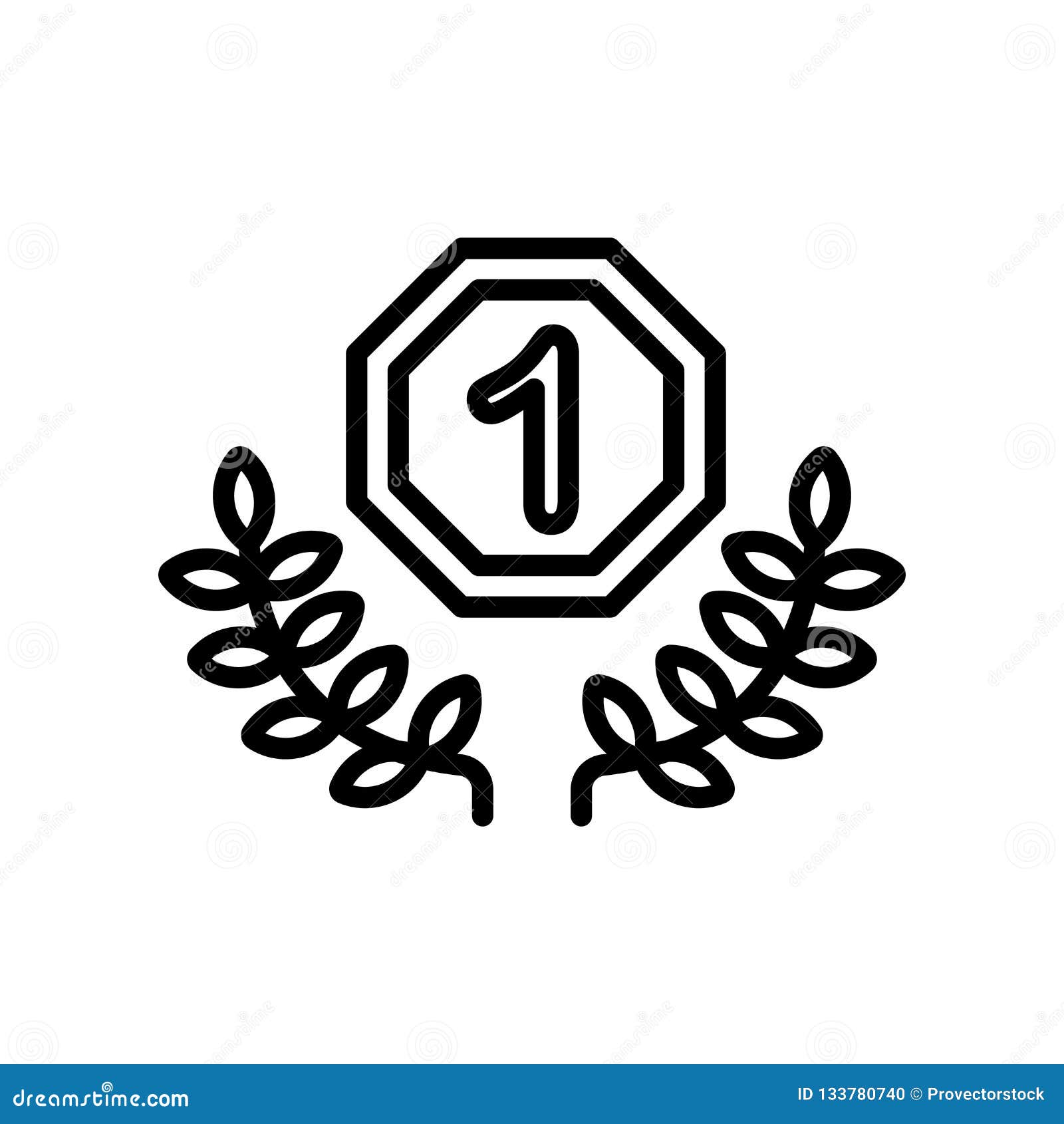 One Icon Vector Sign and Symbol Isolated on White Background, on Stock ...