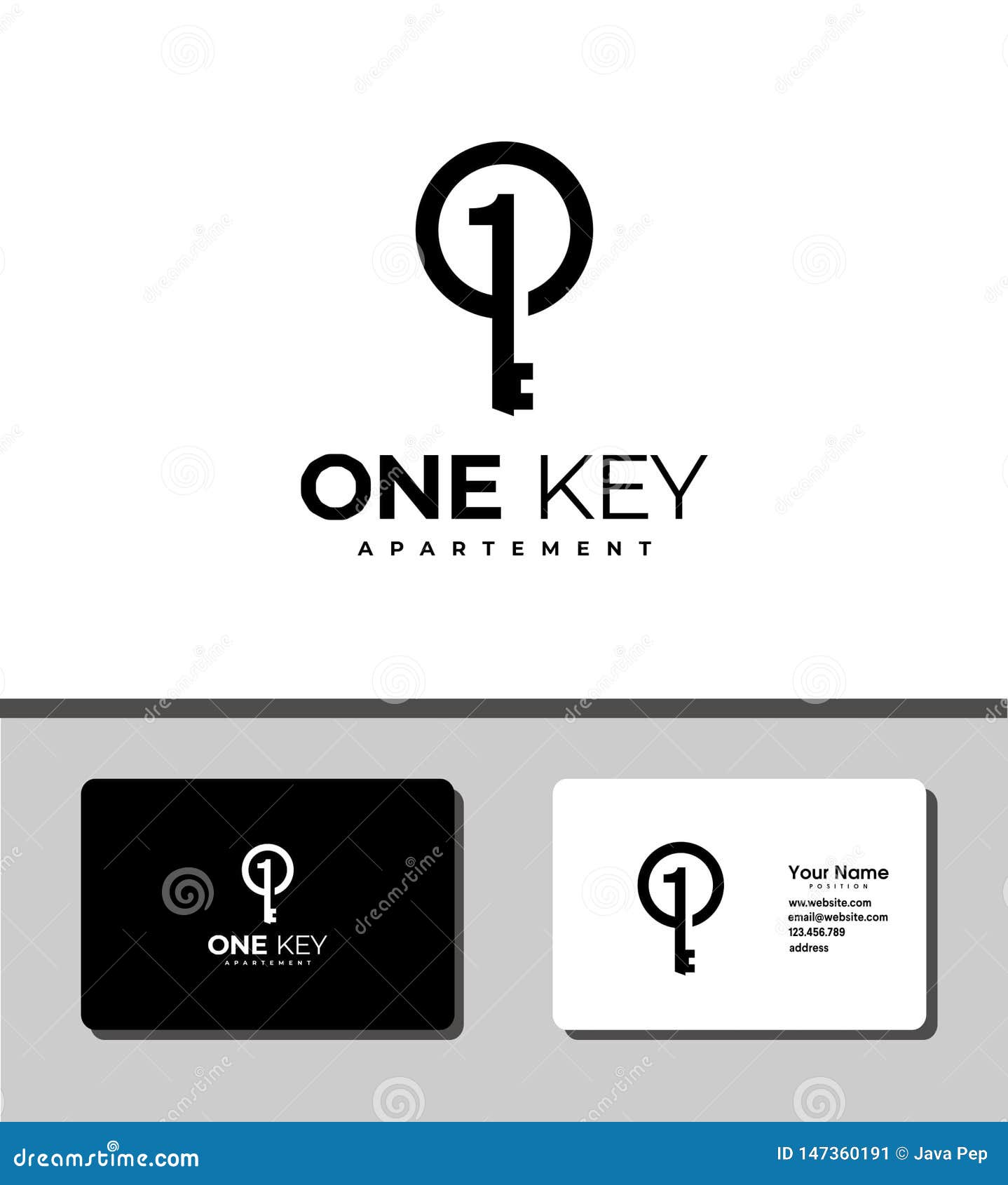 One key logo stock vector. Illustration of lifestyle - 147360191