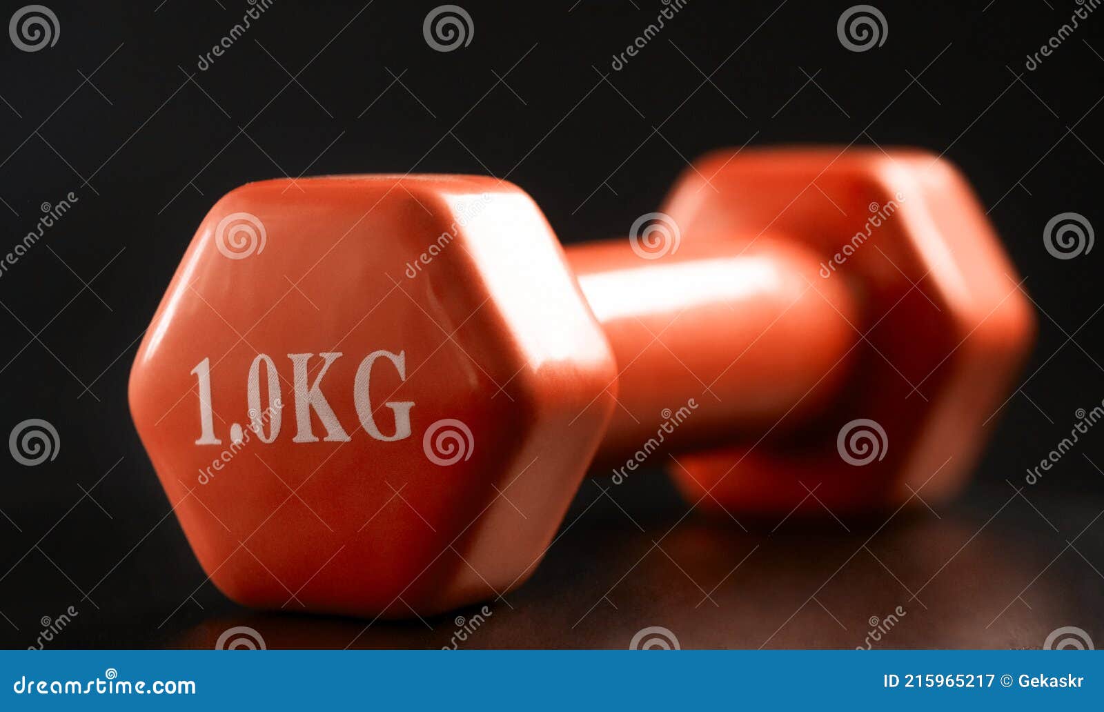 One kilogram dumbbell stock image. Image of sport, body - 215965217