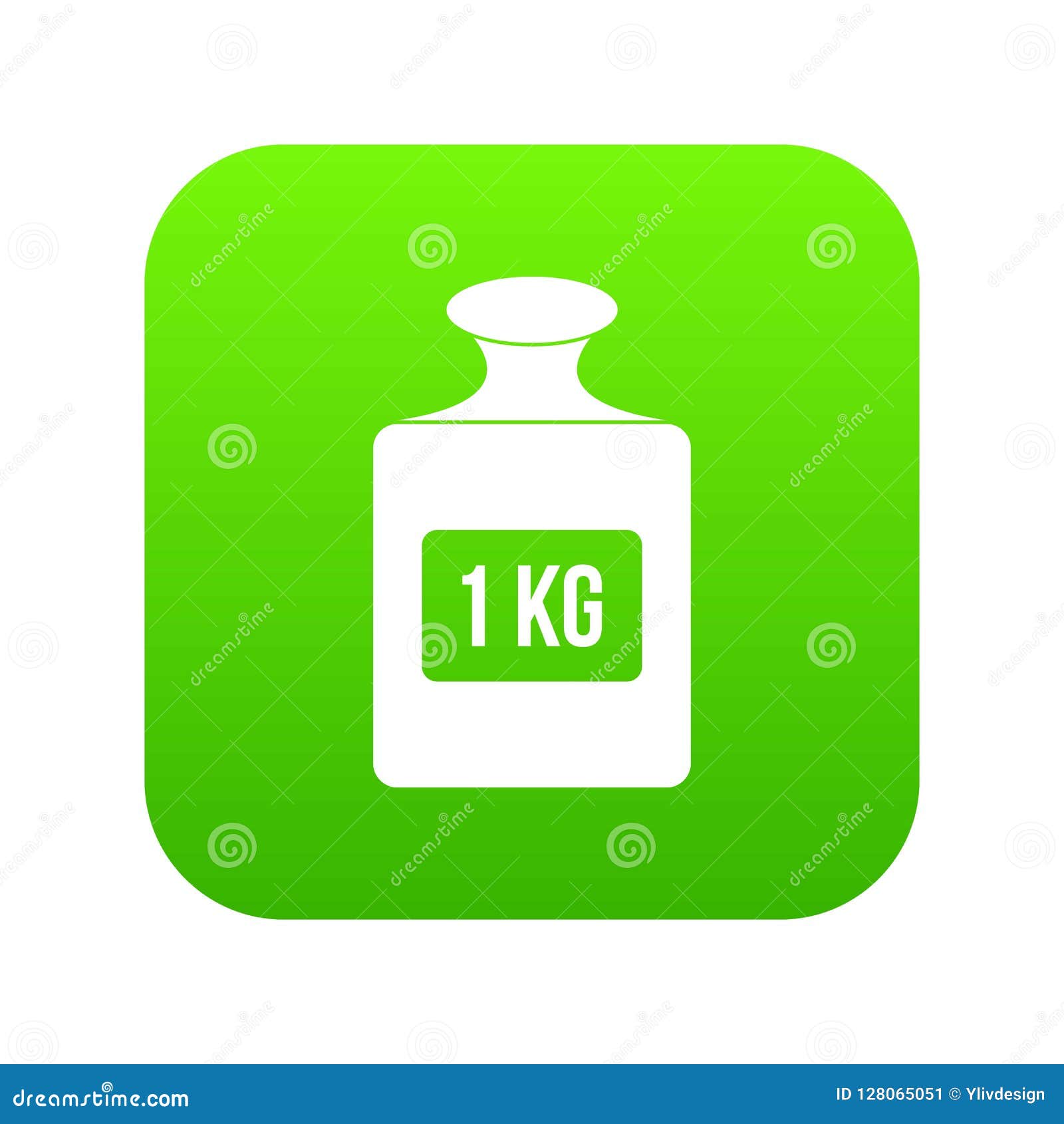 One Kilogram Weight Icon Cartoon Vector | CartoonDealer.com #149282221