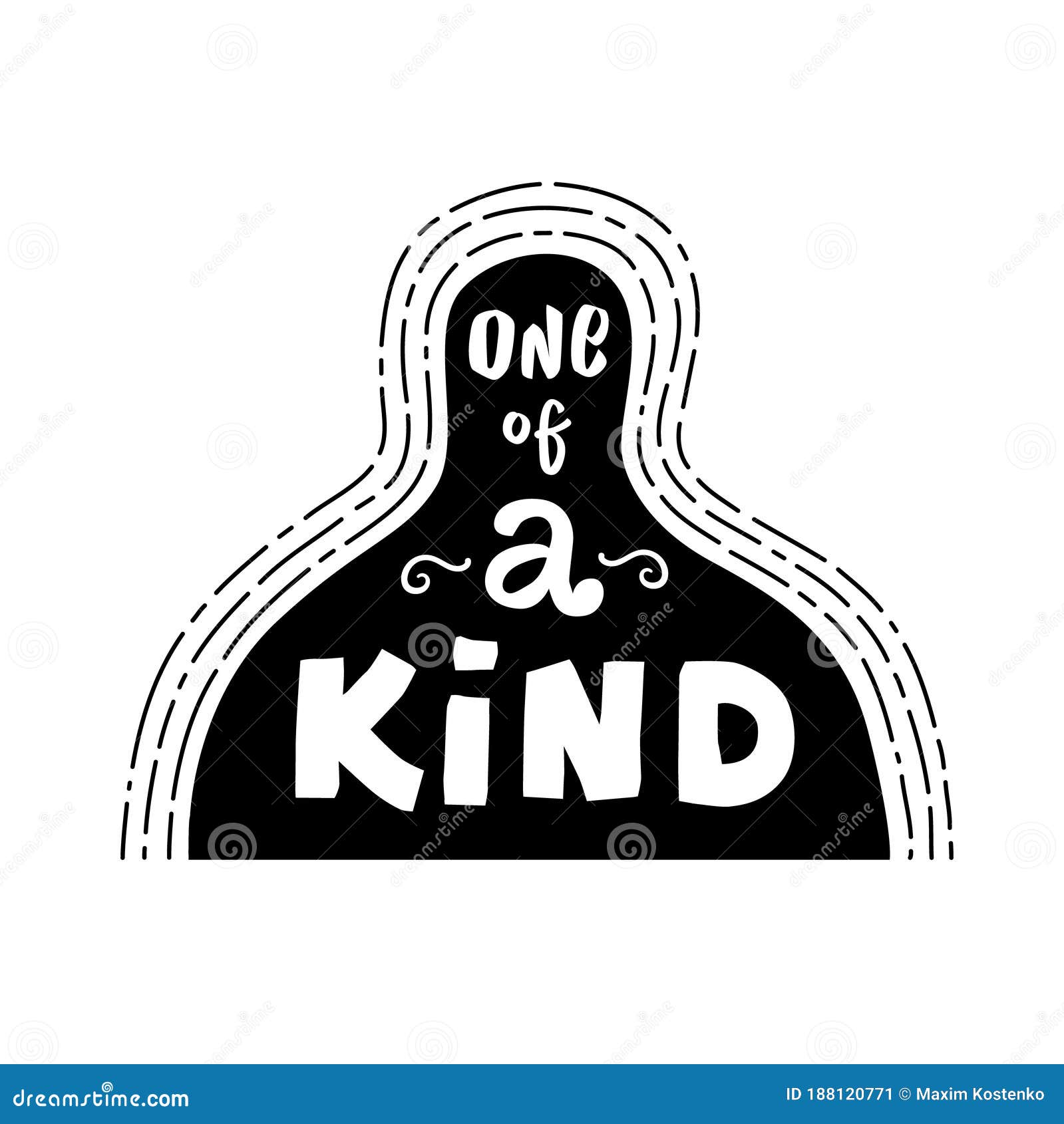 Always Be Kind.vector Illustration.dynamic Handwritten Slanted Font On ...