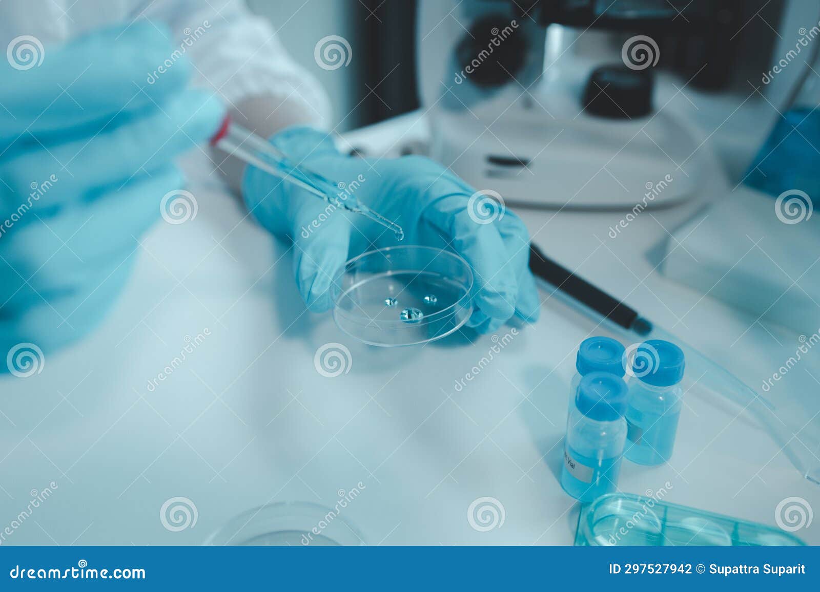 One Of The Laboratories Where Experiments Are Being Conducted, A ...