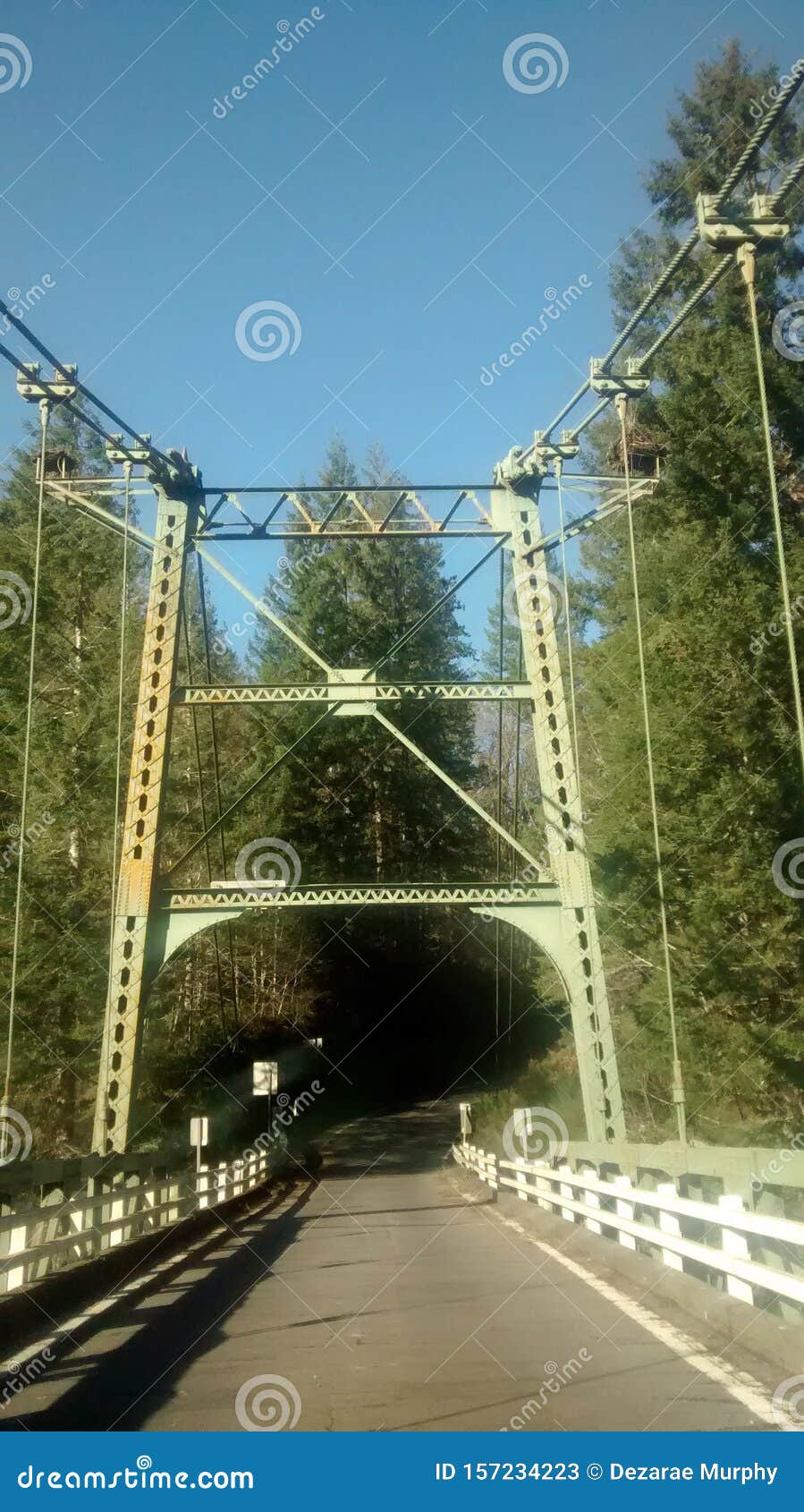 One lane bridge stock image. Image of lane, landmark - 157234223