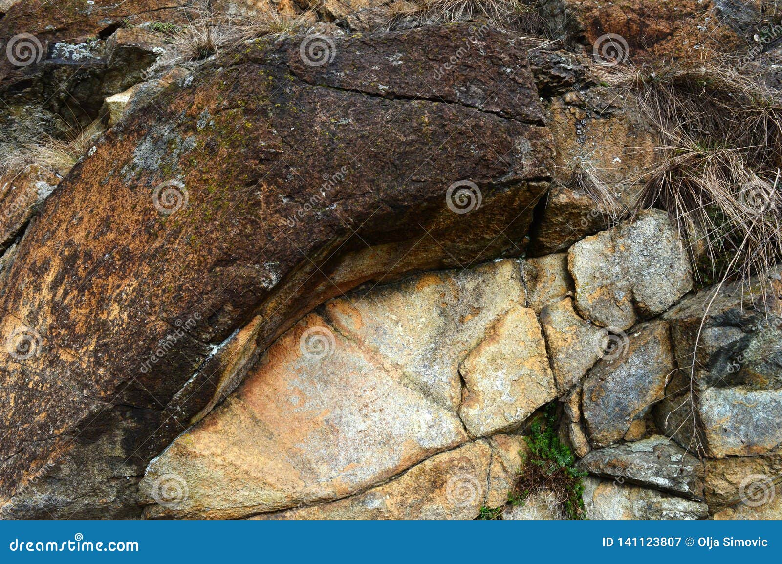 Large stone walls stock image. Image of autumn, stone - 141123807
