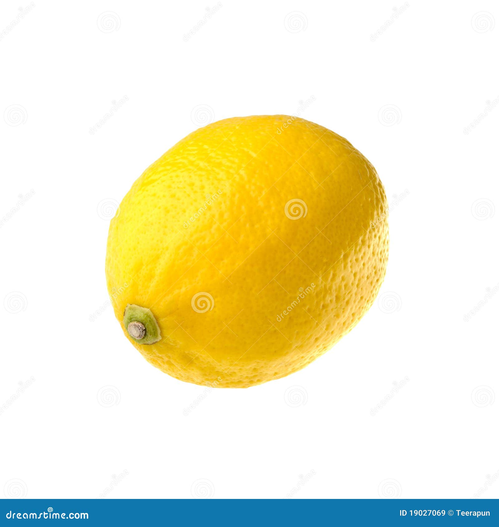 One lemon stock image. Image of studio, ripe, citric - 19027069