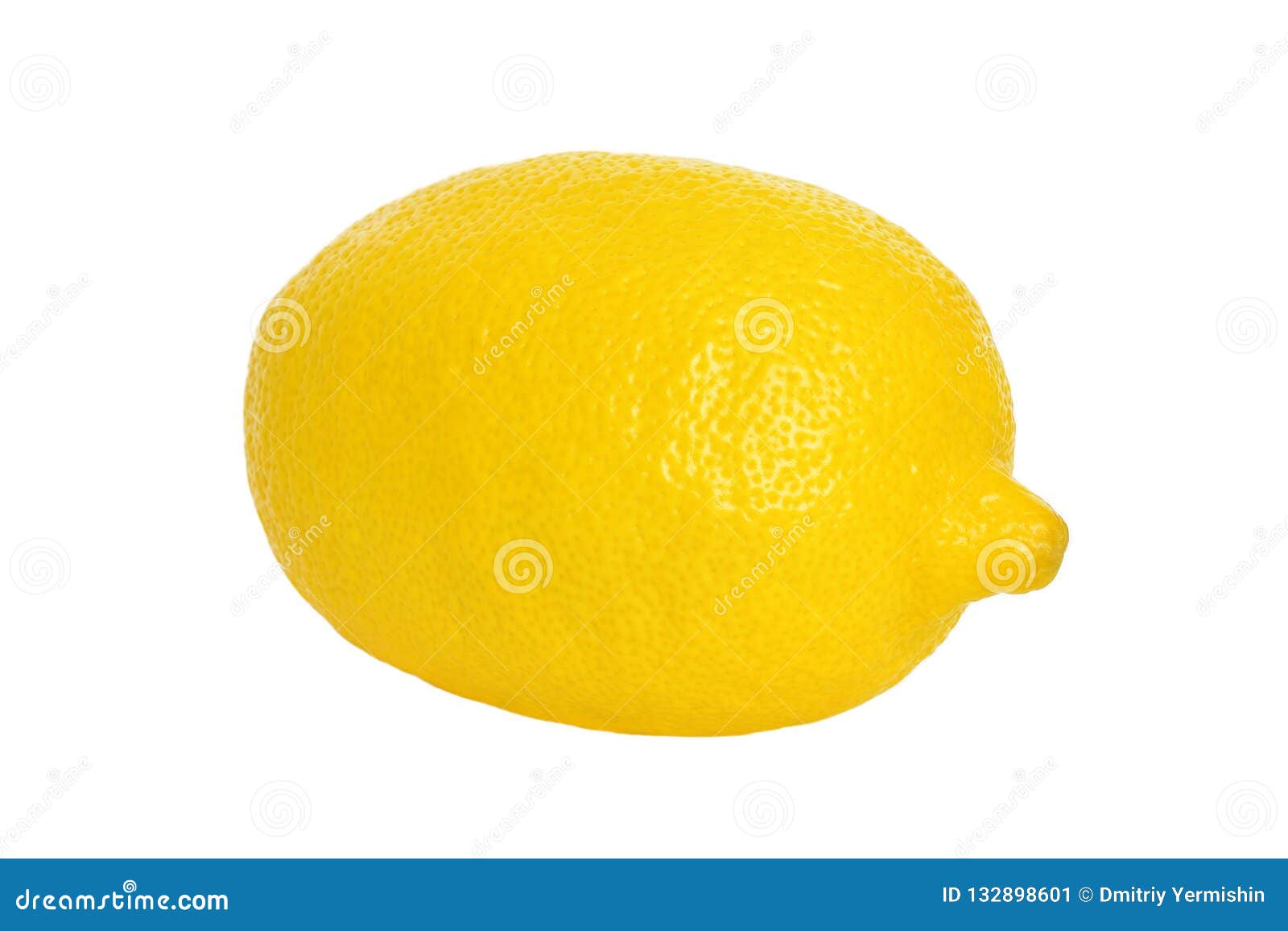 One Lemon Isolated on White Background Stock Image - Image of drink ...