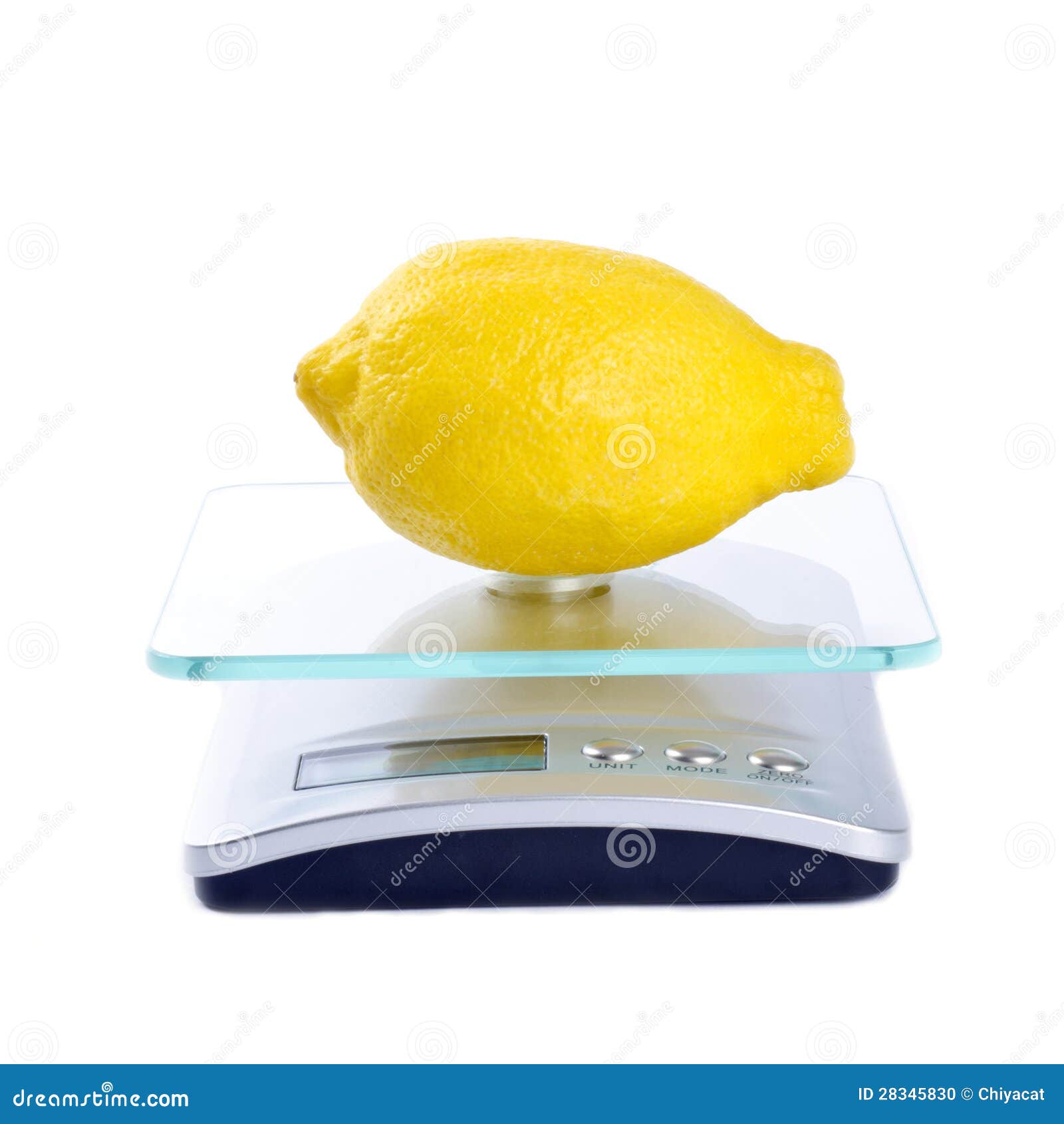 One Lemon on a Scale stock photo. Image of macro, citrus - 28345830