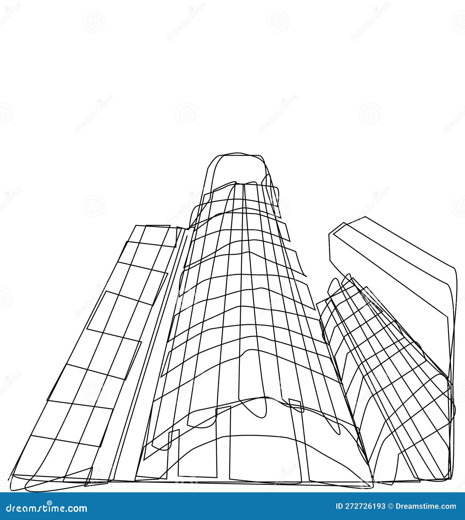 One Line Art. One Continues Line Art Stock Illustration - Illustration ...
