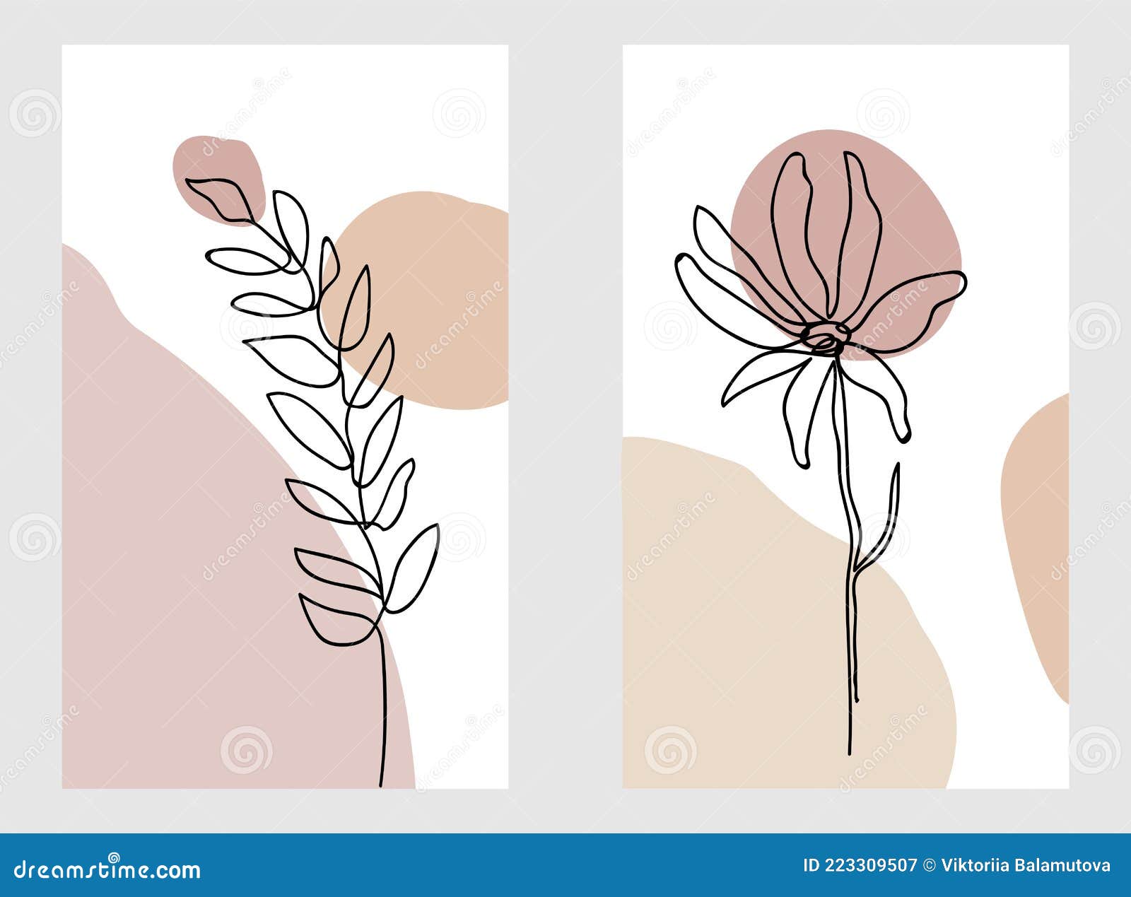 One Line Art Set Tropische Botanische Wand Art Vektor Set Vektor ... One Line Art Set Tropische Botanische Wand Art Vektor Set Vektor ...