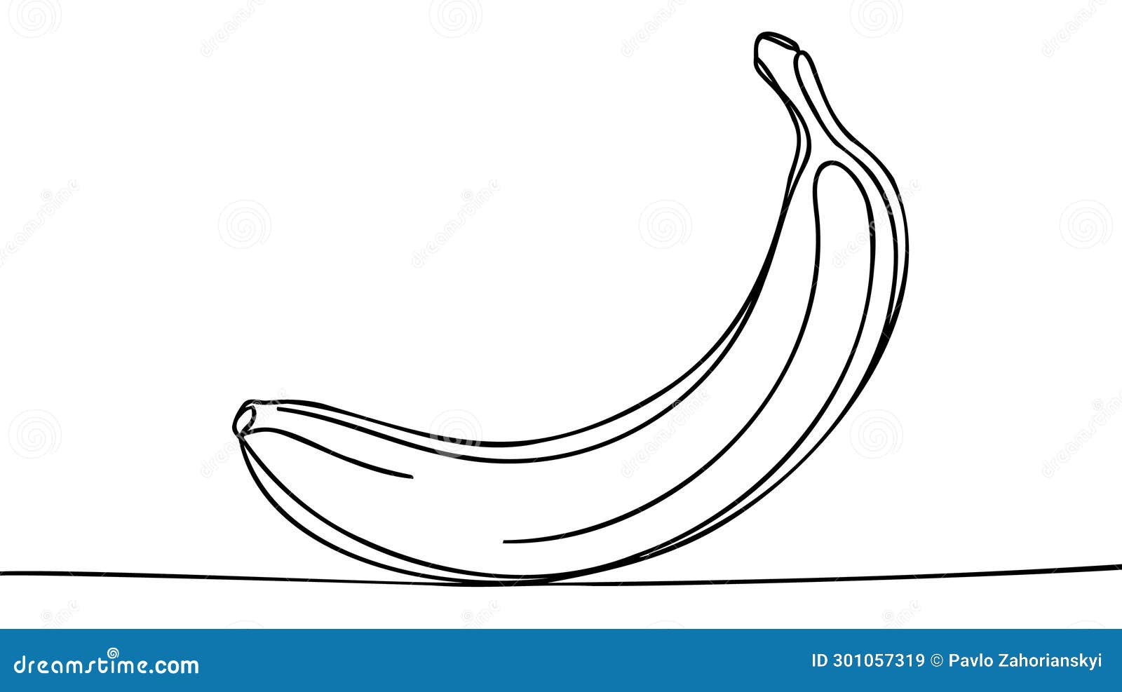 One Line Drawing of Isolated Vector Object. Vector Illustration ...