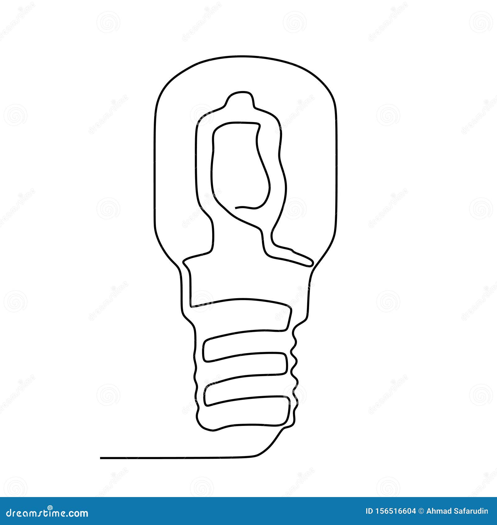 One Line Drawing Light Bulb Symbol Idea and Creativity Isolated on ... One Line Drawing Light Bulb Symbol Idea and Creativity Isolated on ...