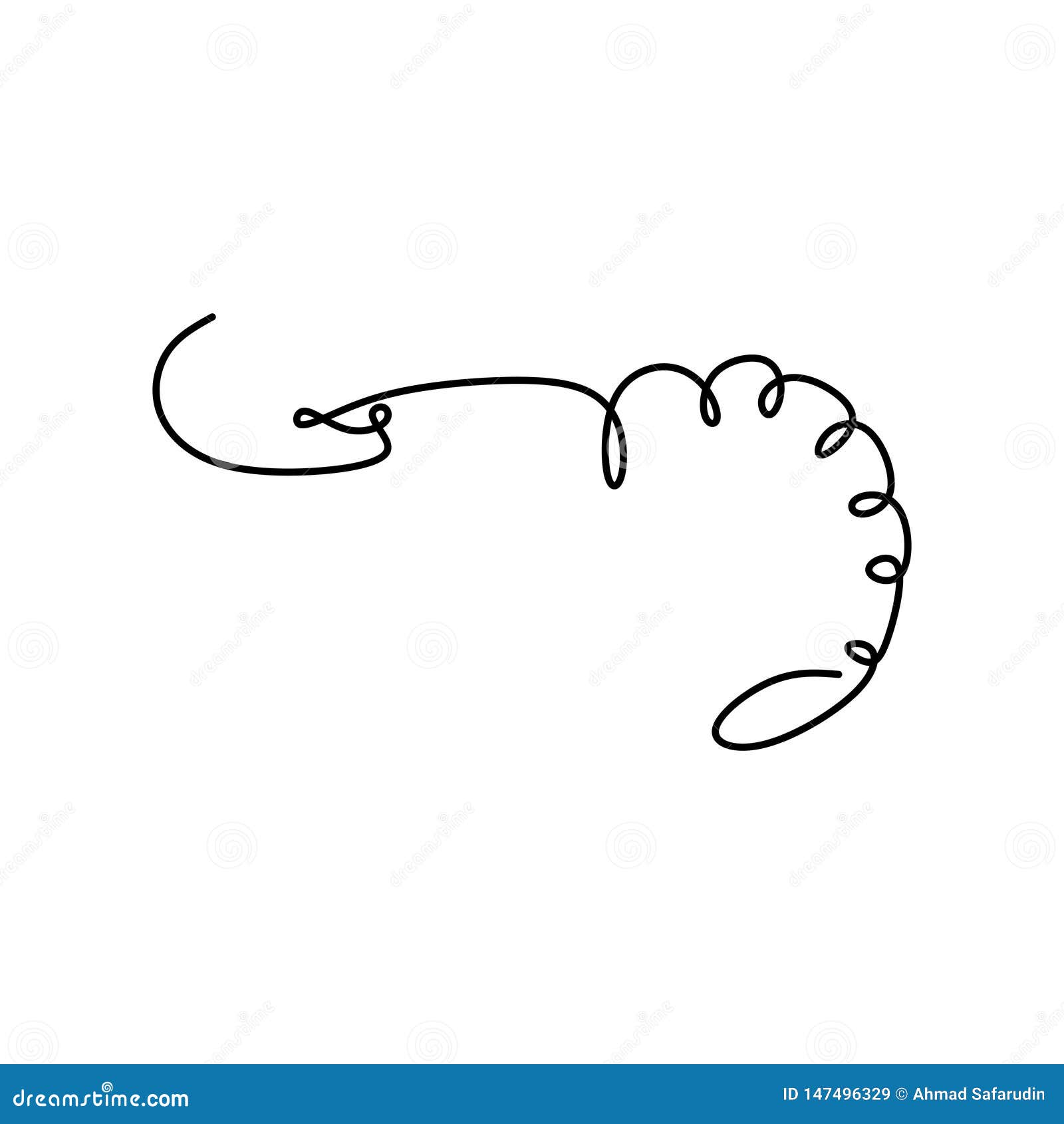 Shrimp Continuous One Line Drawing Minimalist Design Cartoon Vector ... Shrimp Continuous One Line Drawing Minimalist Design Cartoon Vector ...