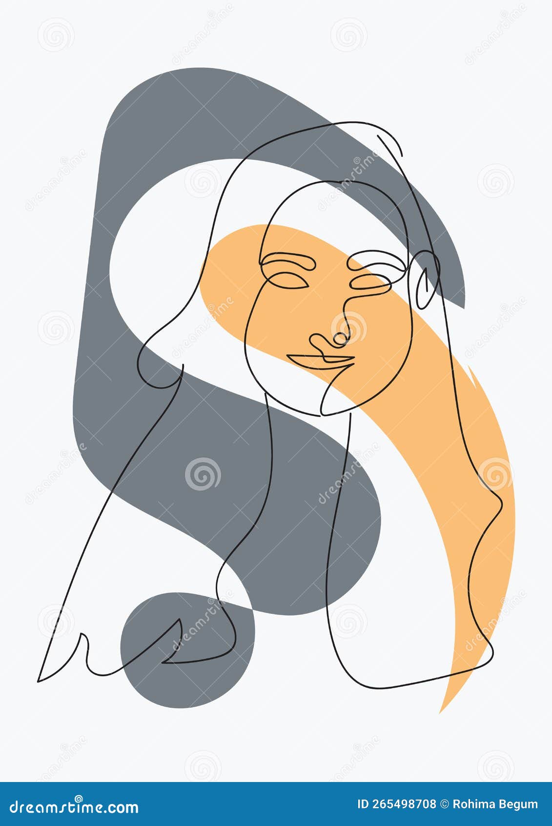 One Line Face. Minimalist Continuous Linear Sketch Woman Face Stock ... One Line Face. Minimalist Continuous Linear Sketch Woman Face Stock ...