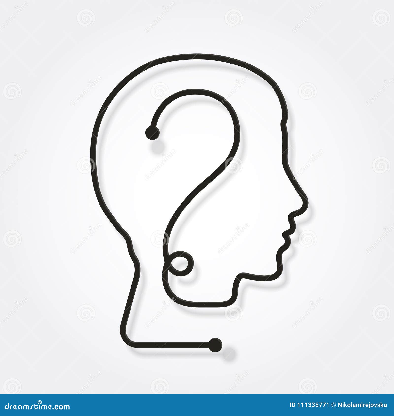 Perplexity Line Icon Concept. Perplexity Vector Linear Illustration ...