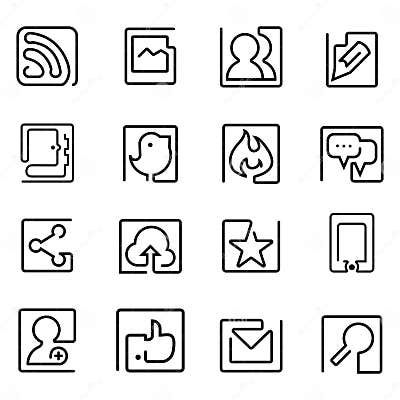 One line Icon stock vector. Illustration of icono, chat - 92507690