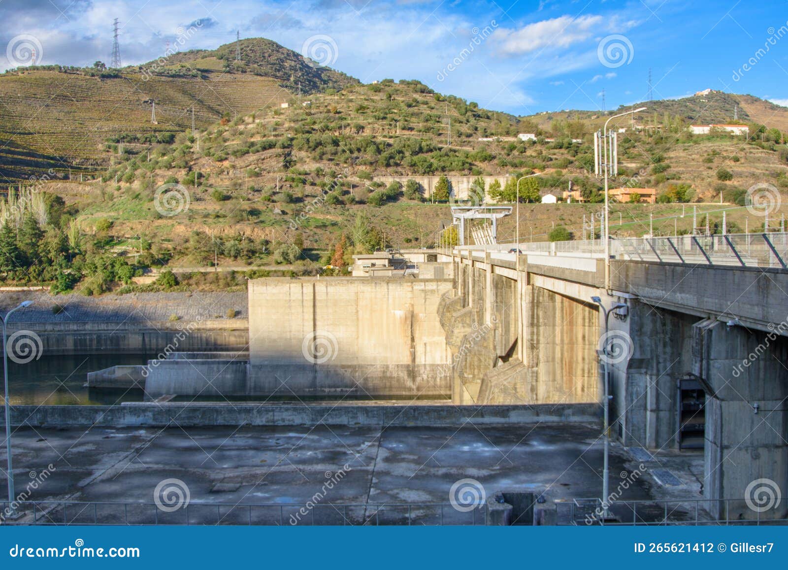 Lock located on the Douro stock photo. Image of modern - 265621412