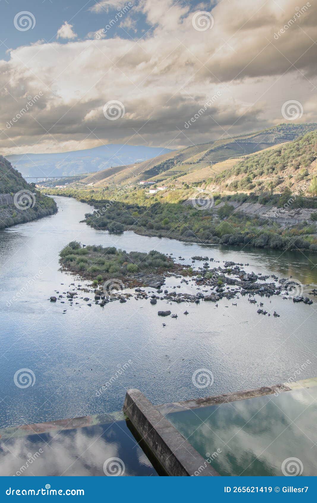 Lock located on the Douro stock image. Image of tourism - 265621419